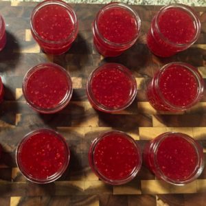 Apple Raspberry Freezer Jam - FlyPeachPie