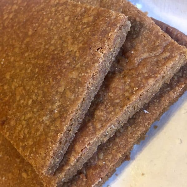 Ginger Shortbread - FlyPeachPie