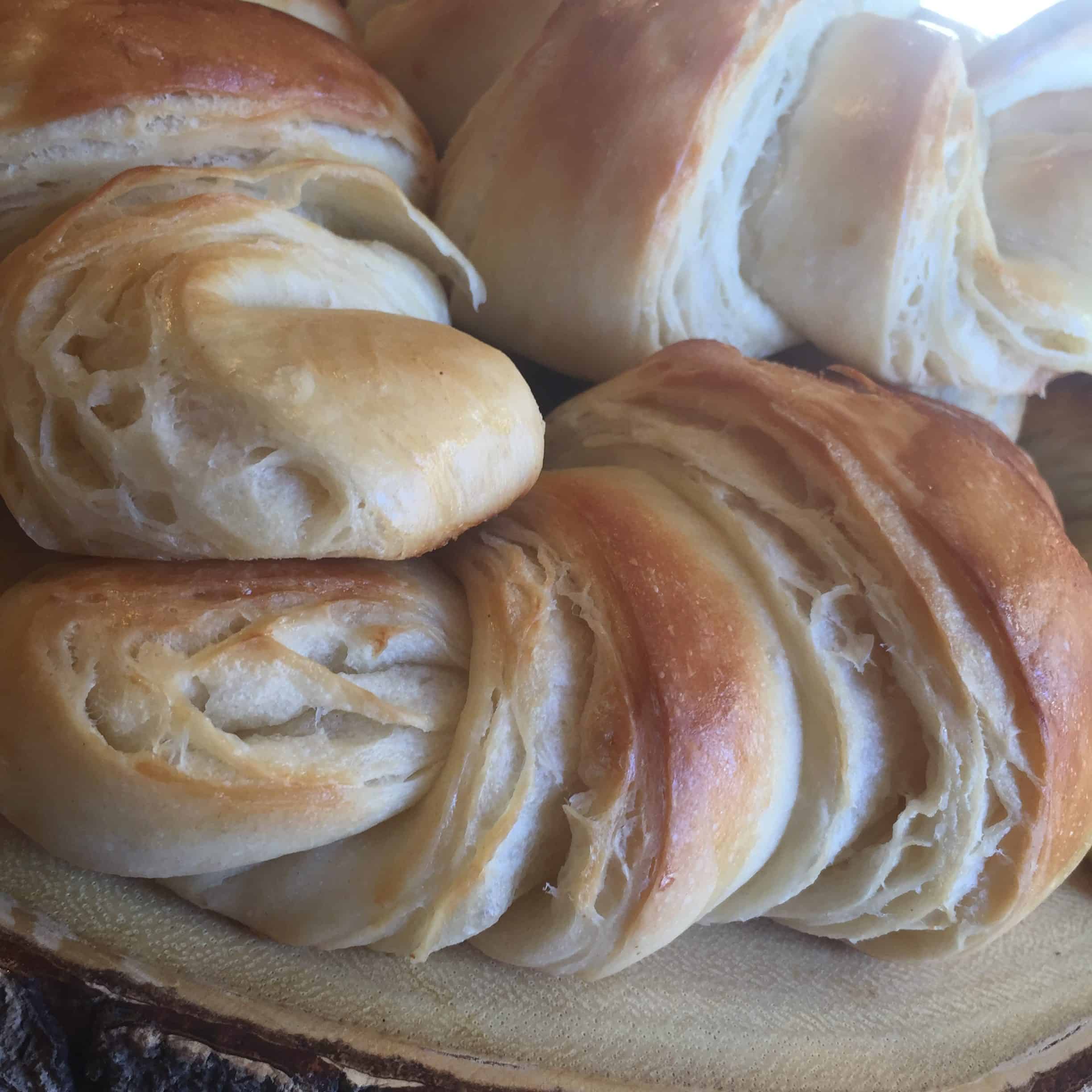 Butter Croissant Rolls - FlyPeachPie