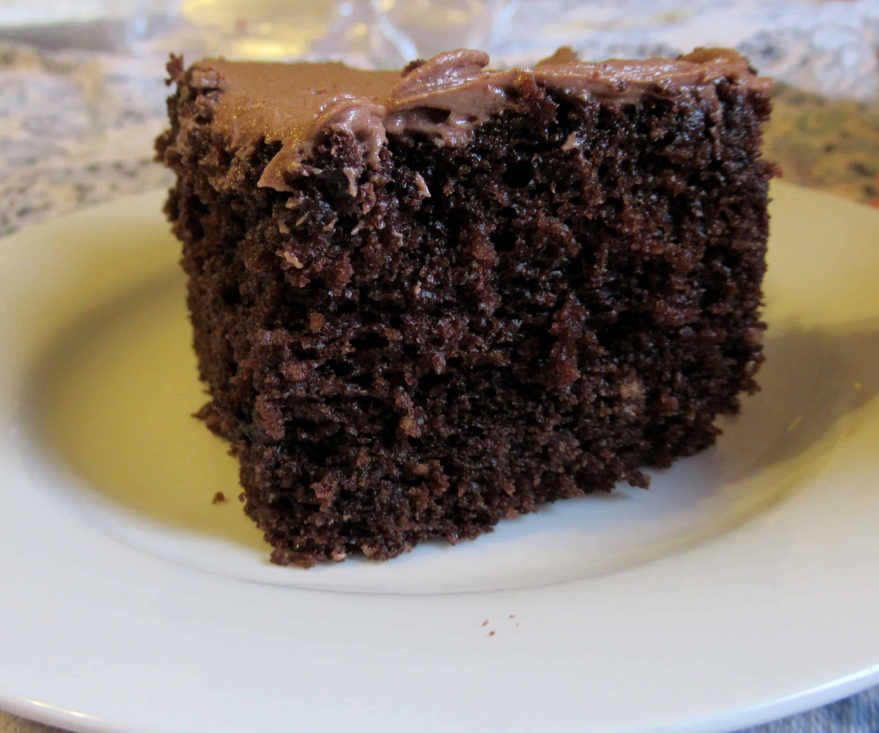 Chocolate Birthday Cake - FlyPeachPie
