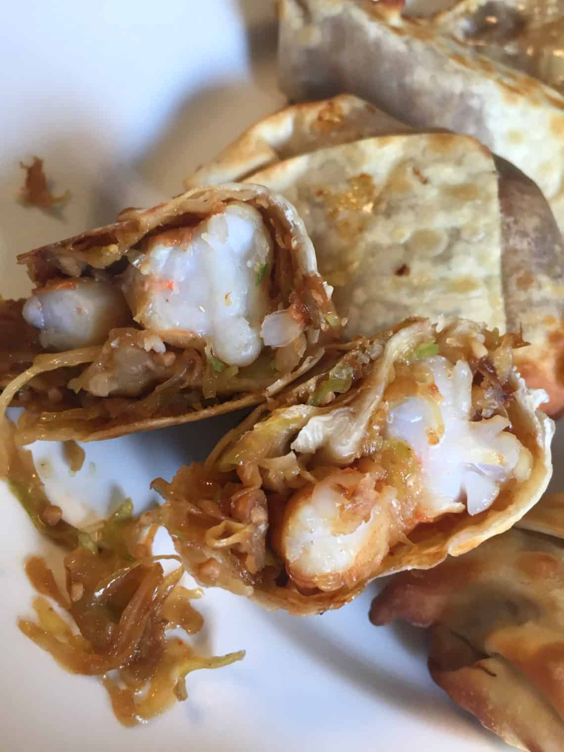 Air Fryer Shrimp Egg Rolls - FlyPeachPie