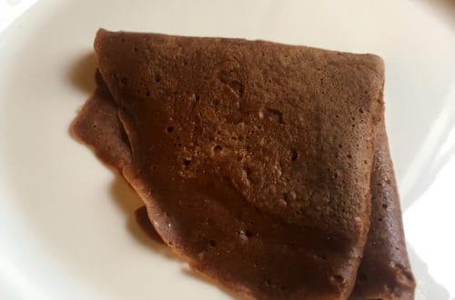 Cinnamon Pineapple Crepes With Dark Chocolate Sauce - FlyPeachPie