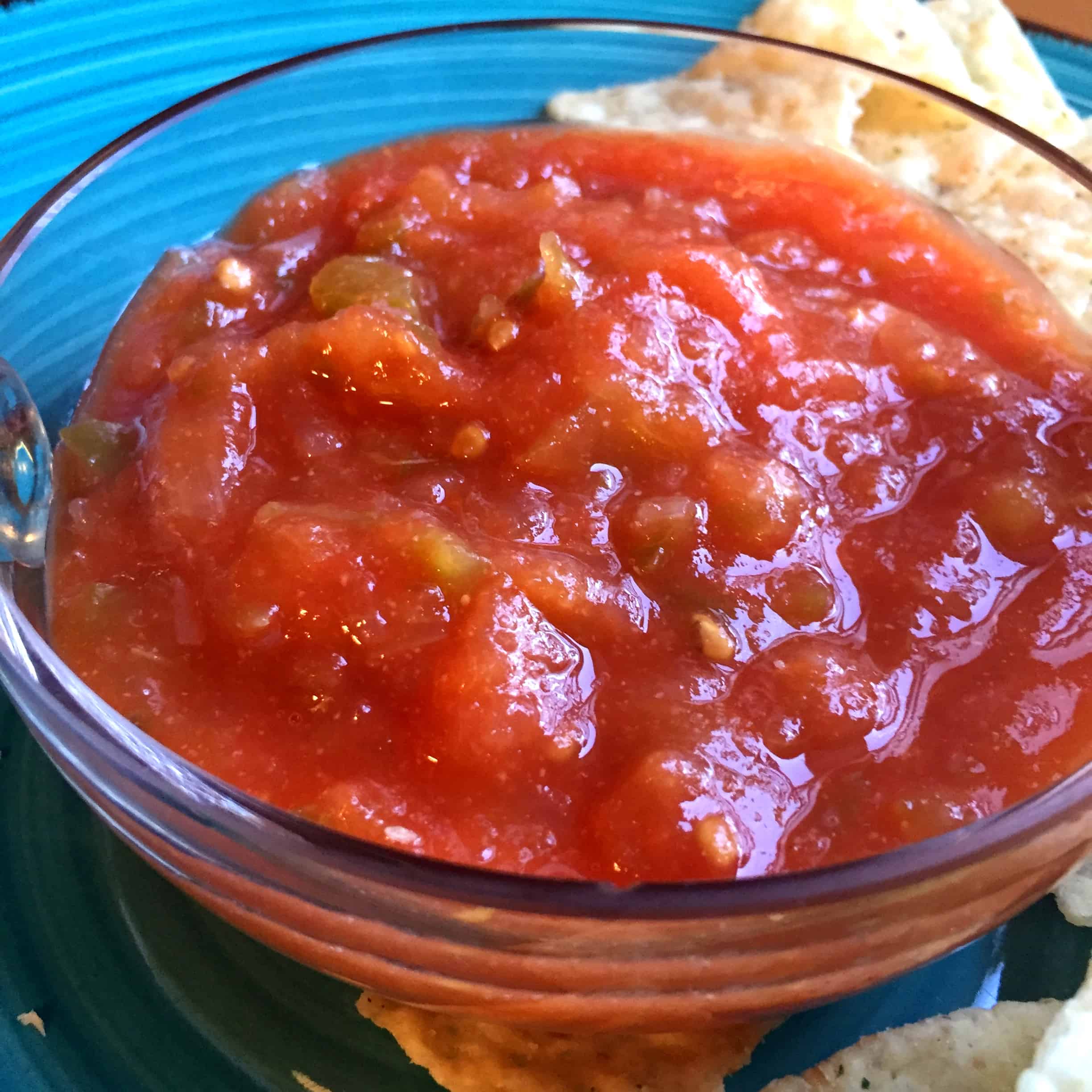 Homemade Salsa - FlyPeachPie