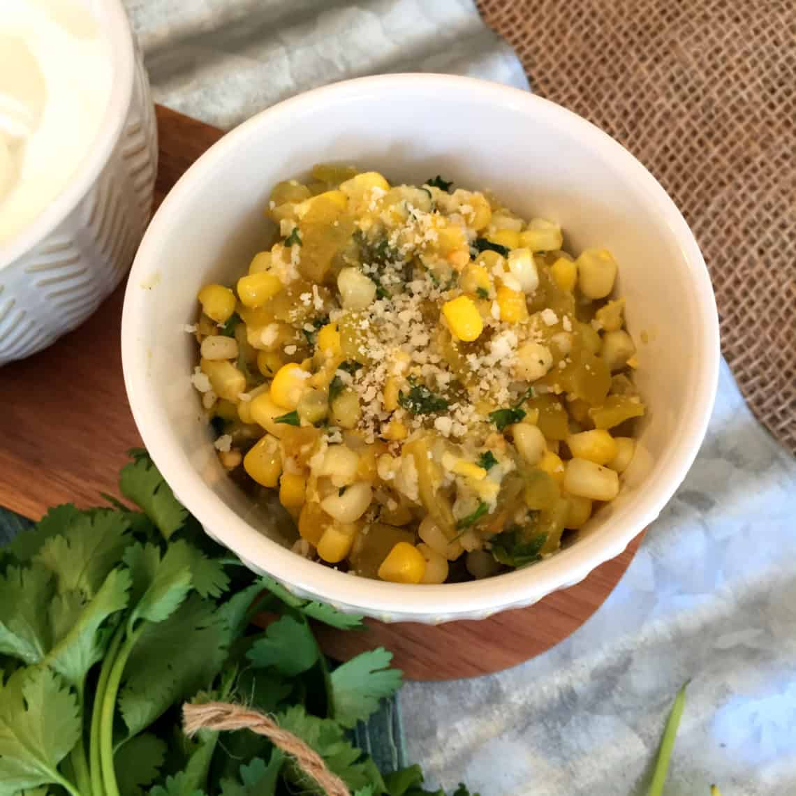 Corn and Chili Salsa - FlyPeachPie