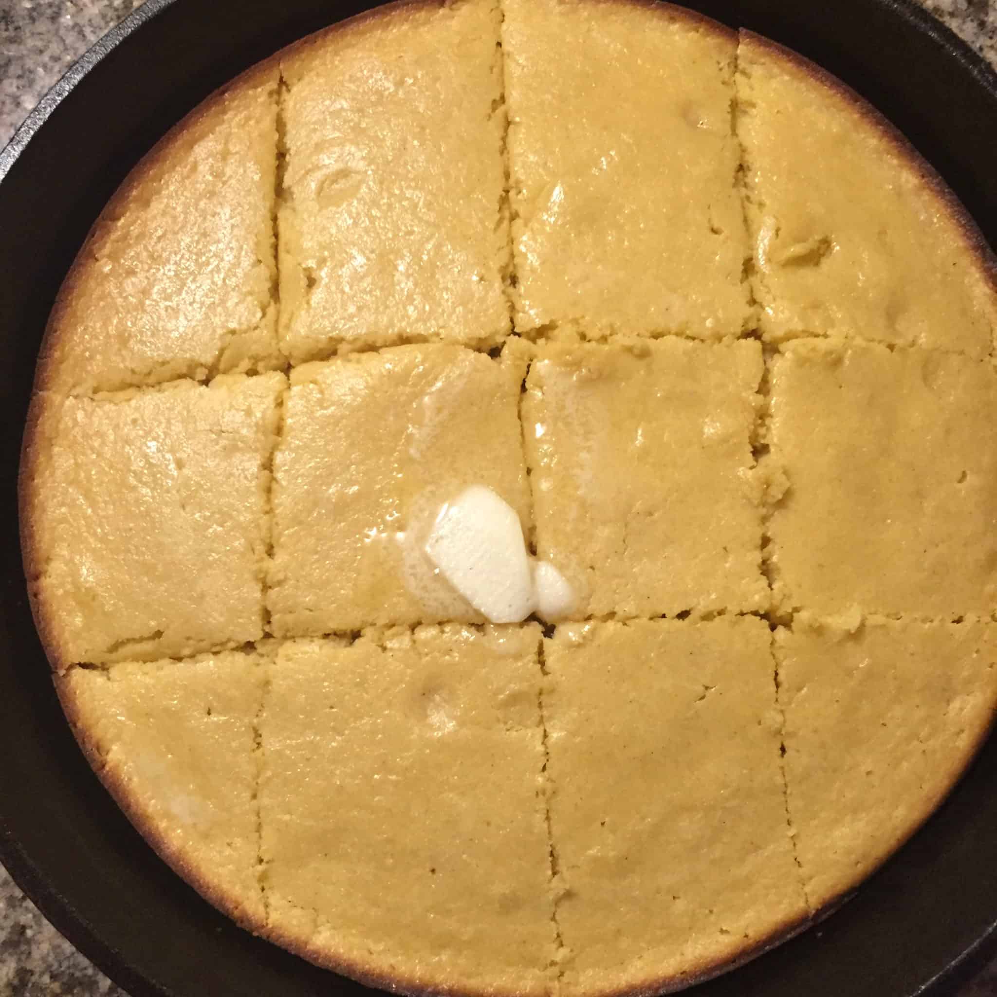 Pellet Grill Cornbread - FlyPeachPie
