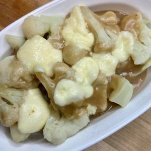 Cauliflower Poutine - FlyPeachPie