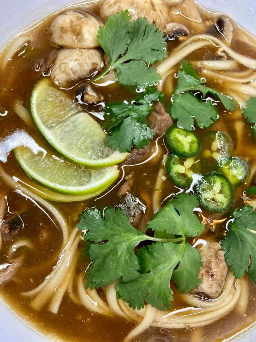 Instant Pot Beef Pho - FlyPeachPie