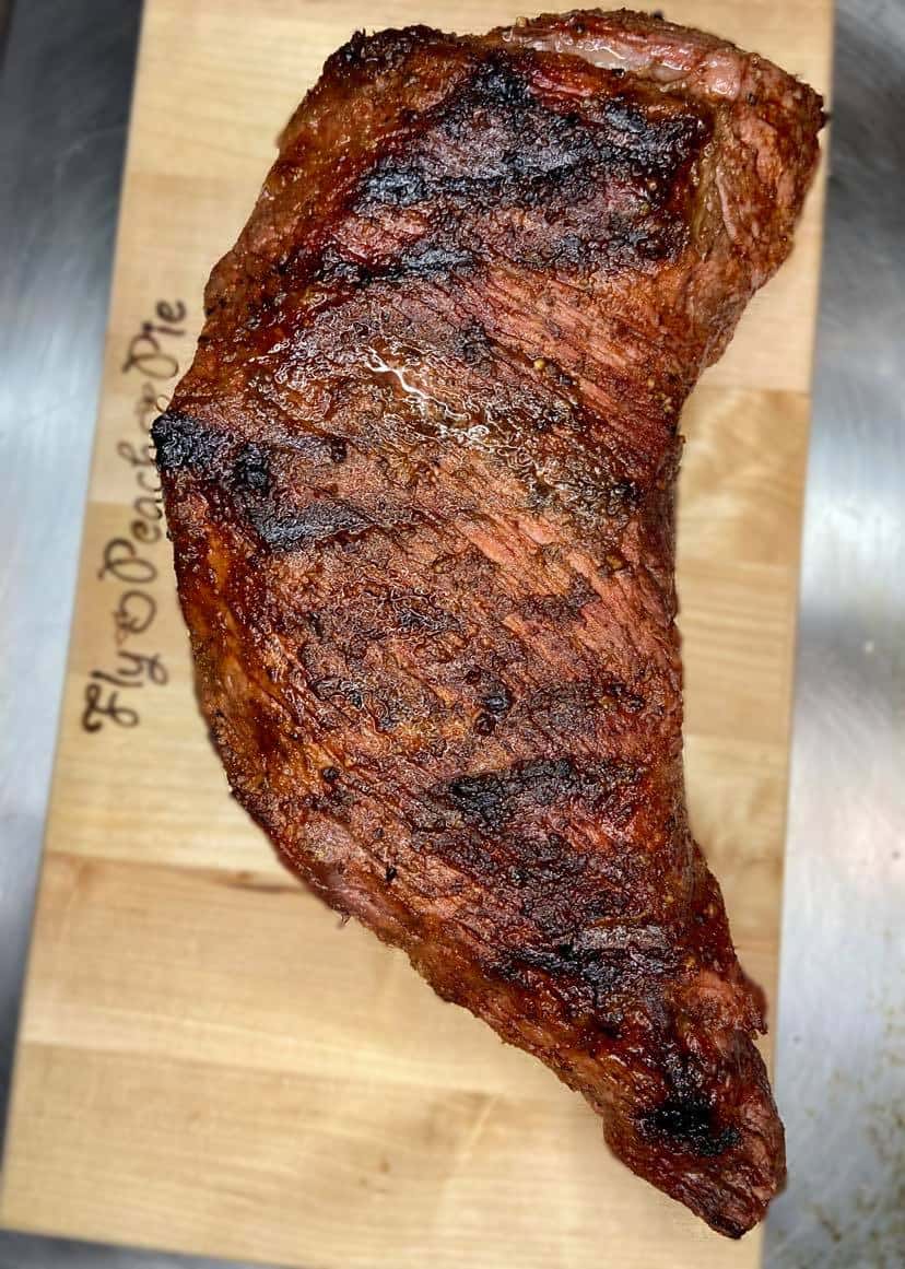 Quick Smoked Tri Tip - FlyPeachPie