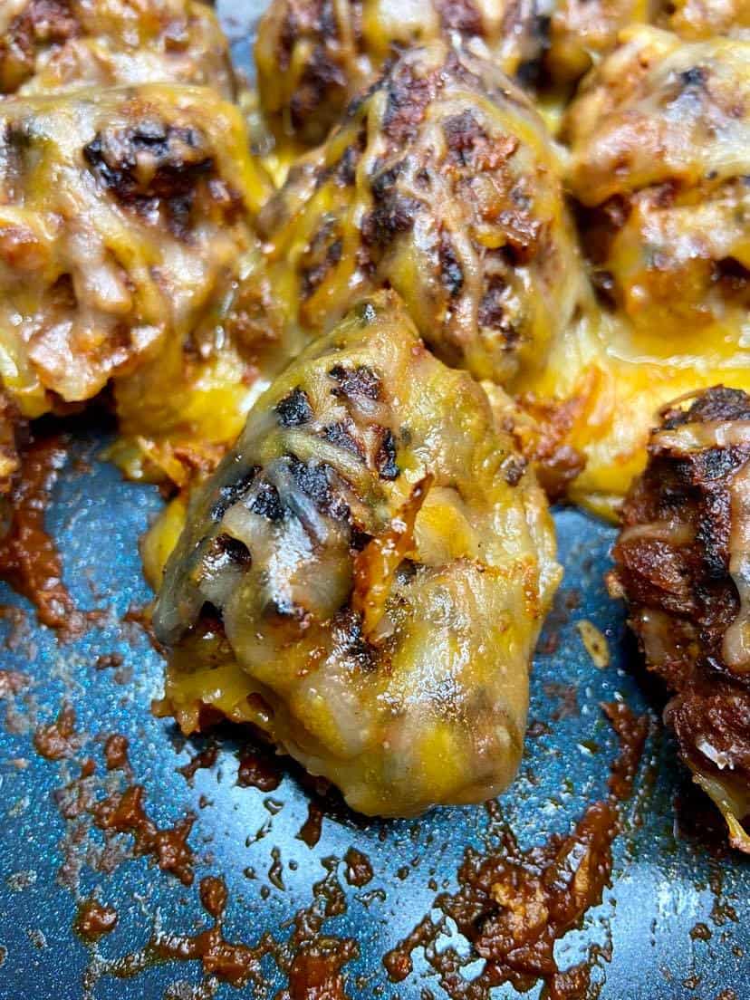 Tex Mex Turkey Meatballs - FlyPeachPie