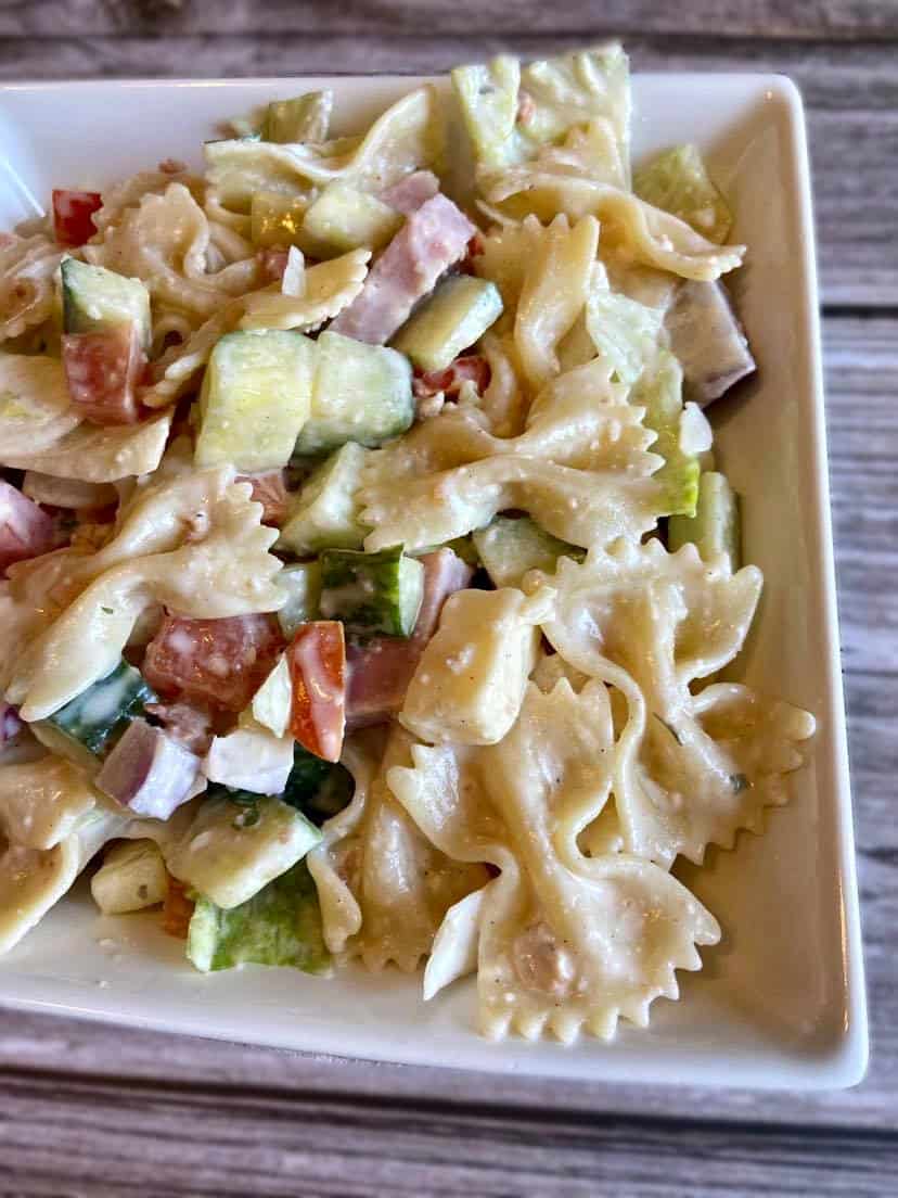 Ranch Pasta Salad - FlyPeachPie
