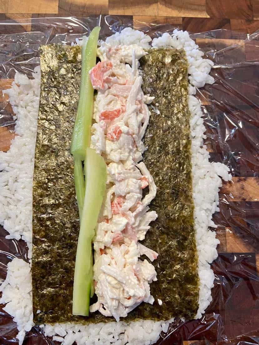 California Crunch Sushi Roll - FlyPeachPie