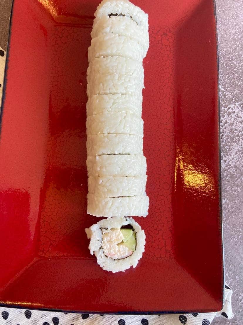 California Crunch Sushi Roll - FlyPeachPie