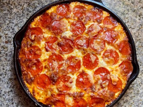 Deep Dish Focaccia Pizza