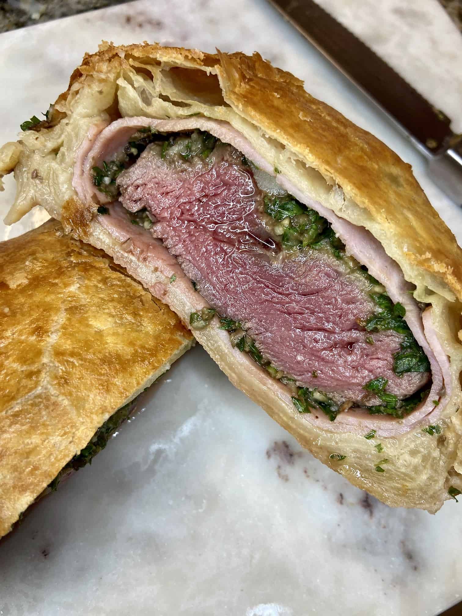 Filet Mignon Beef Wellington - FlyPeachPie