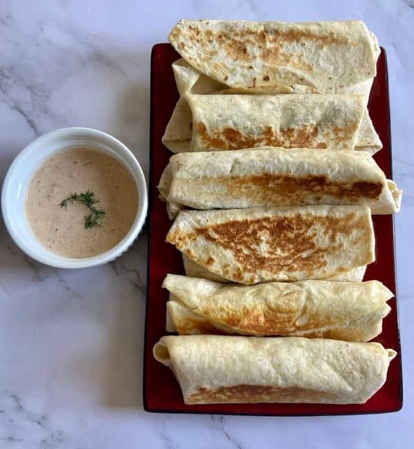 Harissa Chicken and Rice Wrap - FlyPeachPie