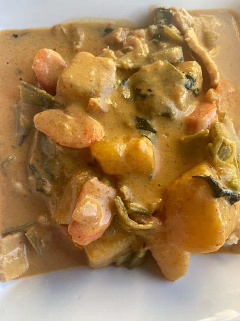 Red Thai Curry With Pumpkin - FlyPeachPie