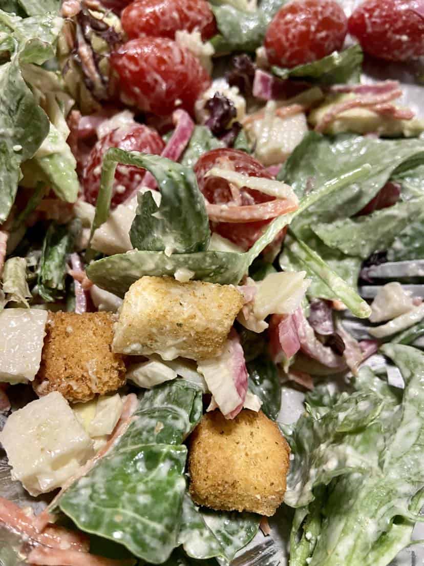 Veggie Chef Salad - FlyPeachPie