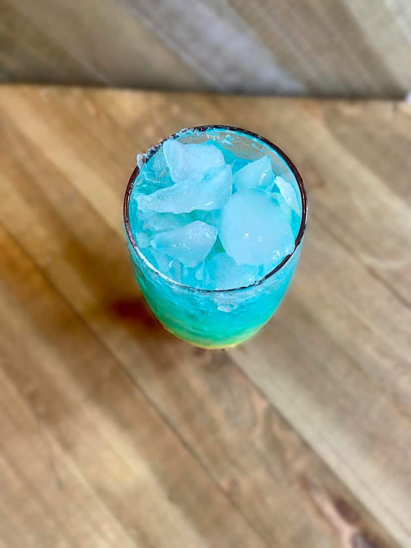 Rainbow Paradise Mocktail Recipe - FlyPeachPie
