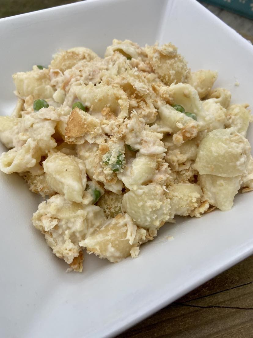 Cheesy Ranch Dressing Chicken Baked Shells Pasta Recipe - FlyPeachPie