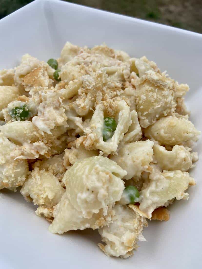 Cheesy Ranch Dressing Chicken Baked Shells Pasta Recipe - FlyPeachPie