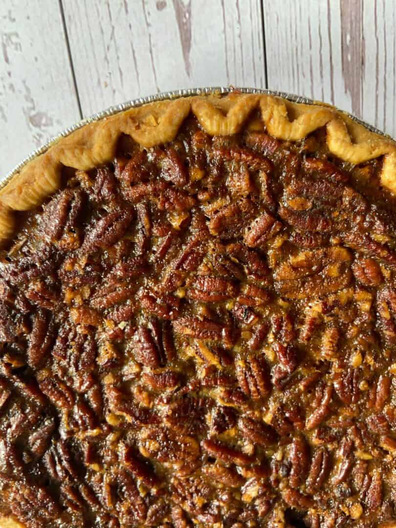Brown Sugar Pecan Pie Recipe - FlyPeachPie