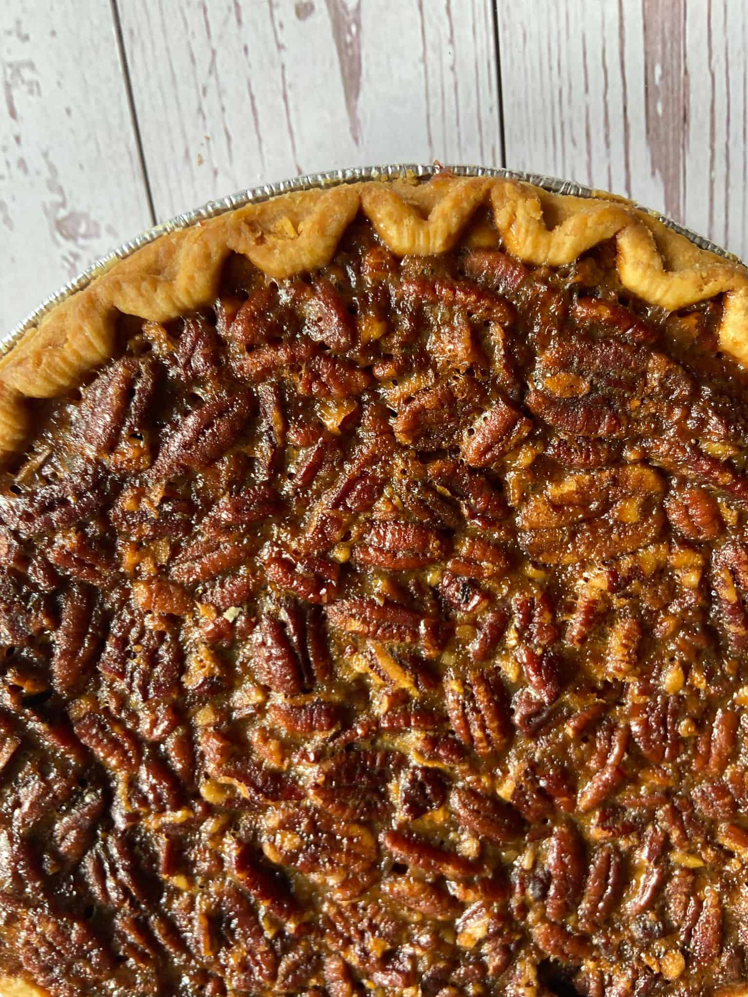 Brown Sugar Pecan Pie Recipe - FlyPeachPie