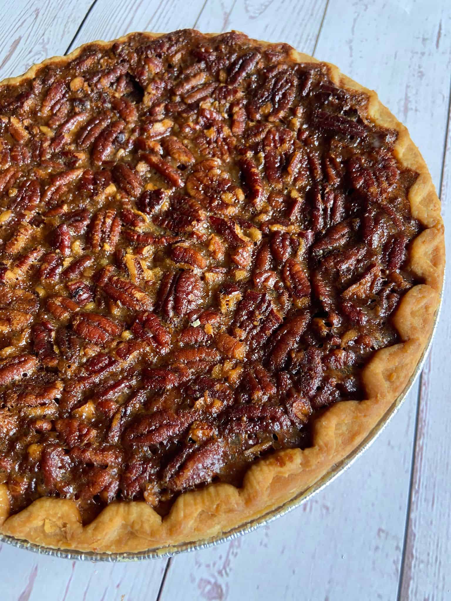 Brown Sugar Pecan Pie Recipe - FlyPeachPie