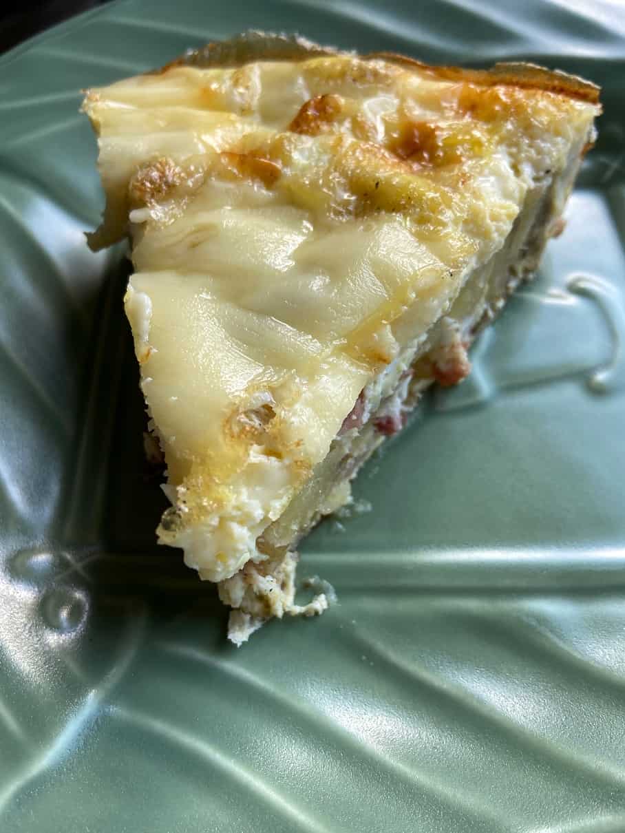 Pancetta and Potato Frittata - FlyPeachPie
